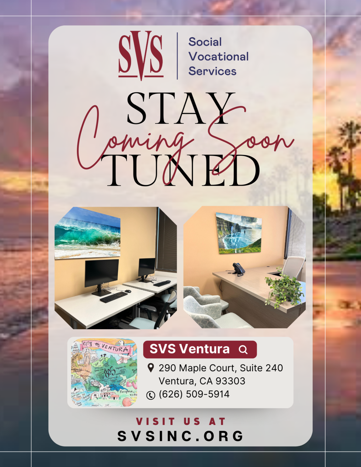 Coming Soon – SVS Ventura - Social Vocational Service
